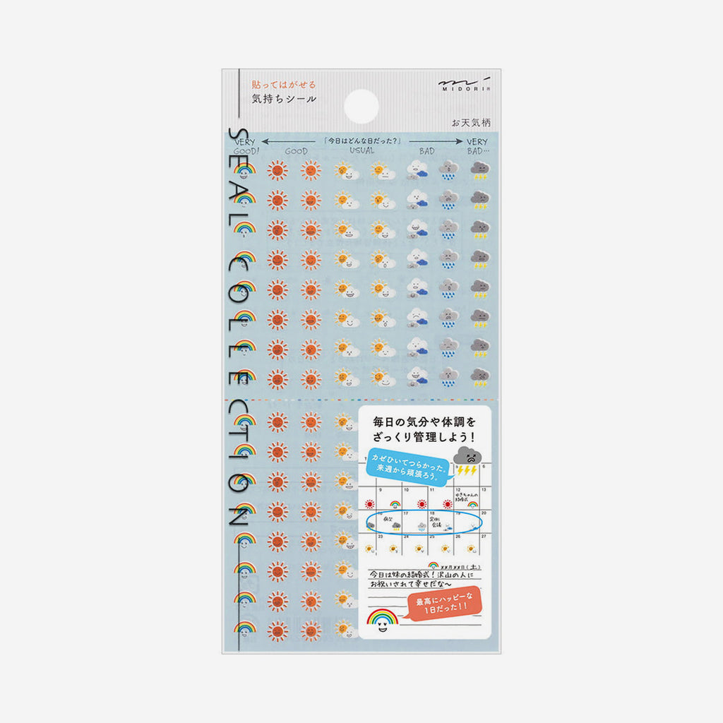 Midori Feelings Weather Diary Sticker – rikiki. Grafik & Produkt